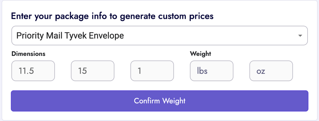 Which USPS postage option should I use to ship my order?