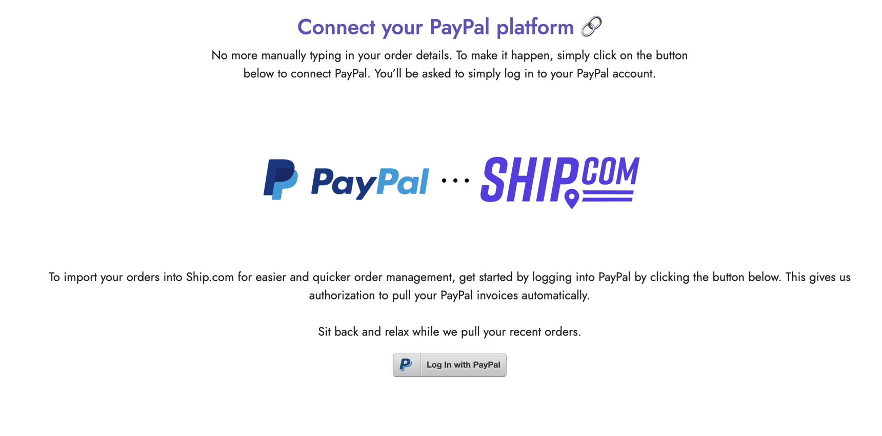 PayPal Automatic Order Importing