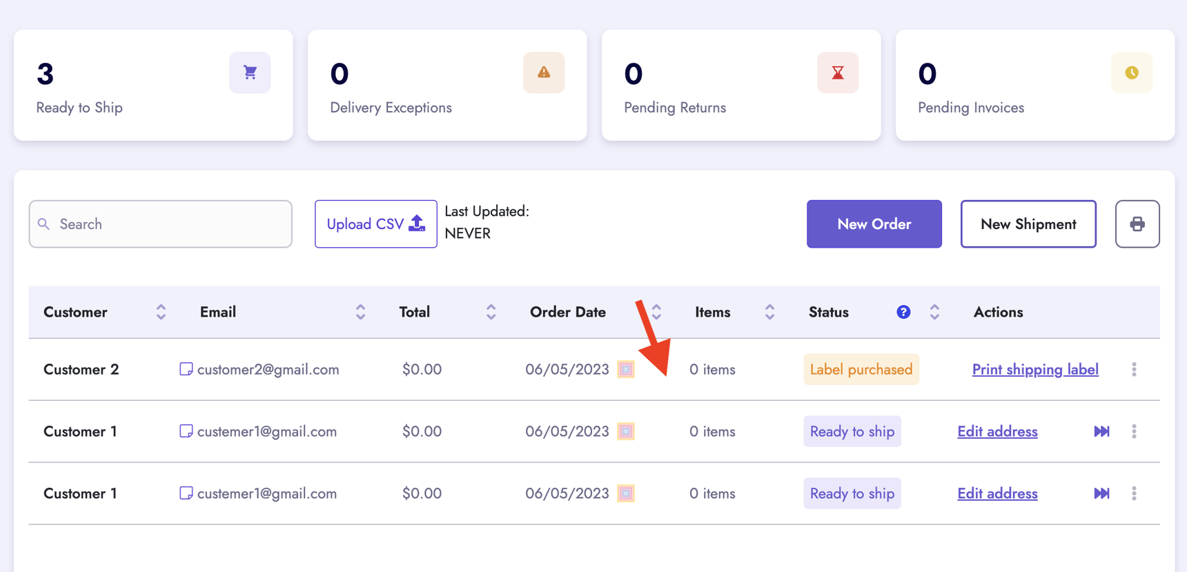 How do I find the tracking number?