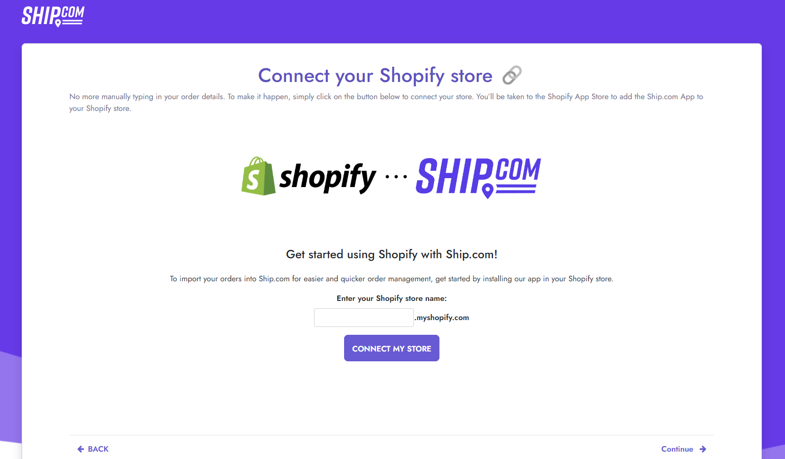 Shopify Setup Through Activate
