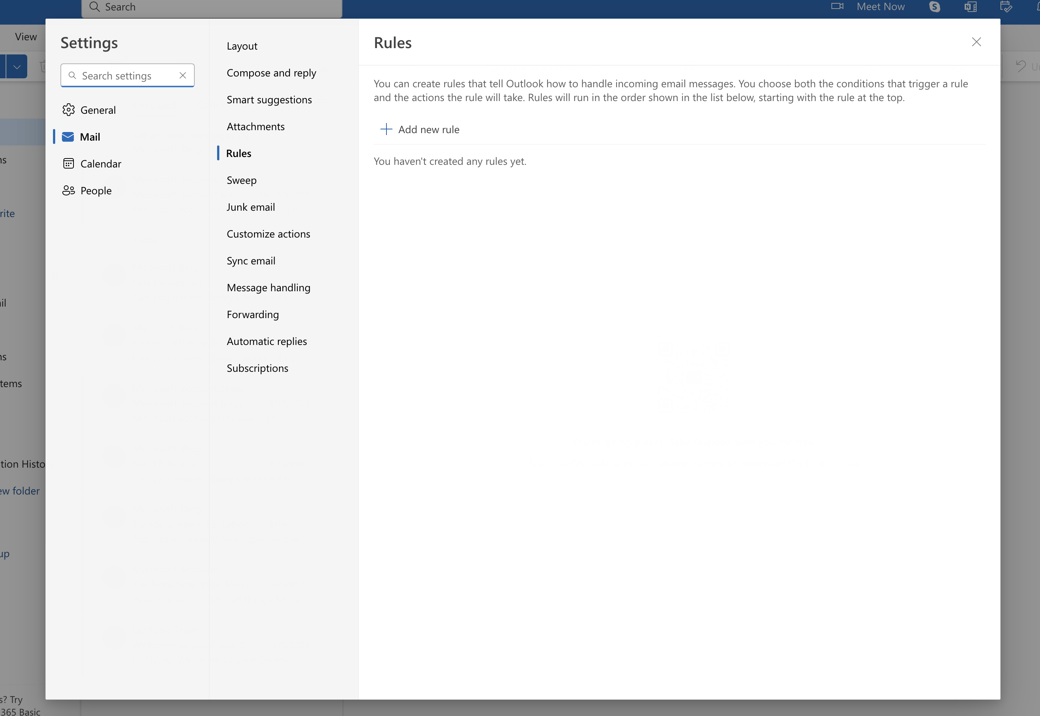 Square email forwarding with Outlook Desktop App