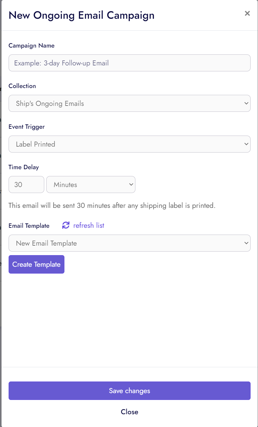 How do I customize my Reward Email